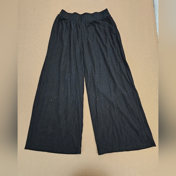 Mango | Pants & Jumpsuits | Mng Wide Leg Pants Lightweight Large Black ...
